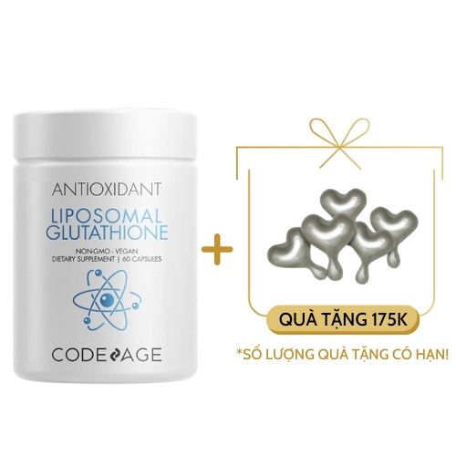 Viên Uống Hỗ Trợ Dưỡng Trắng Da Codeage Liposomal Glutathione